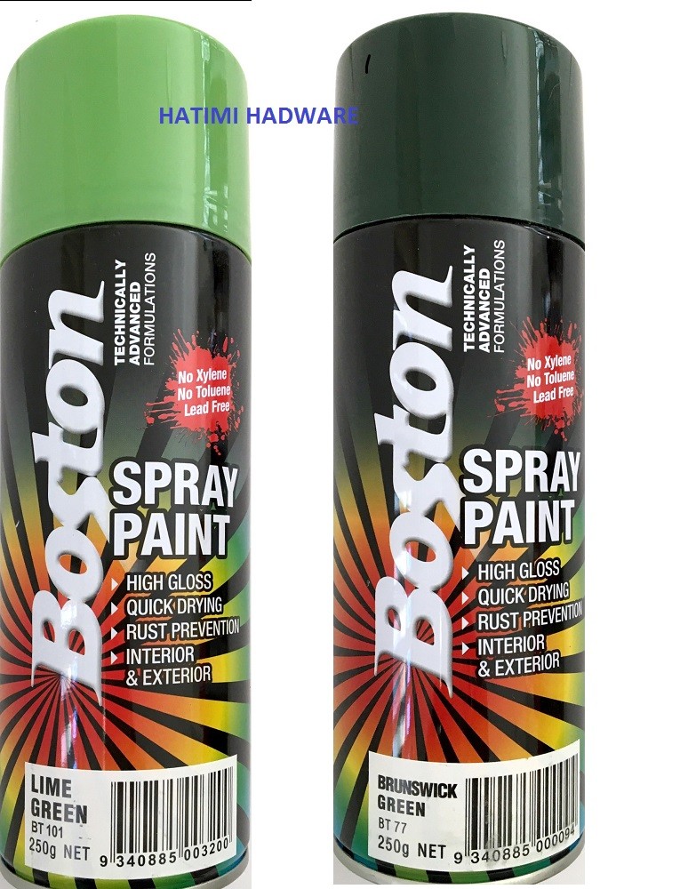 Boston Spray Paint Cans 250G High Quality & Available in 23 Colours ...