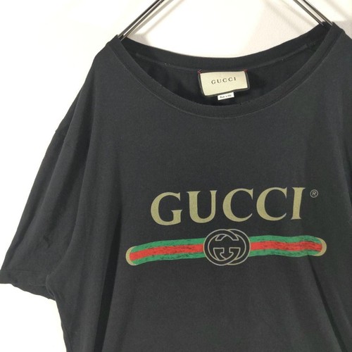 GUCCI T-Shirt Sherry Line Black | eBay