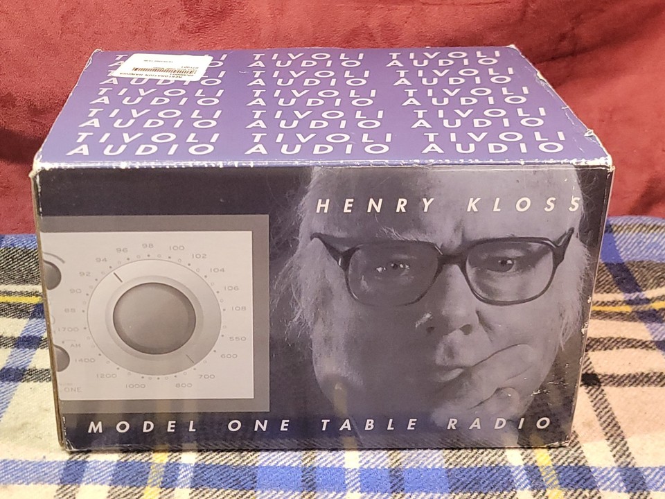 Tivoli Audio Henry Kloss Model One Table Radio Am/Fm Classic Walnut New ...