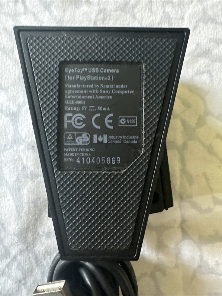 Sony Playstation 2 PS2 Eye Toy Camera Black Official OEM | eBay