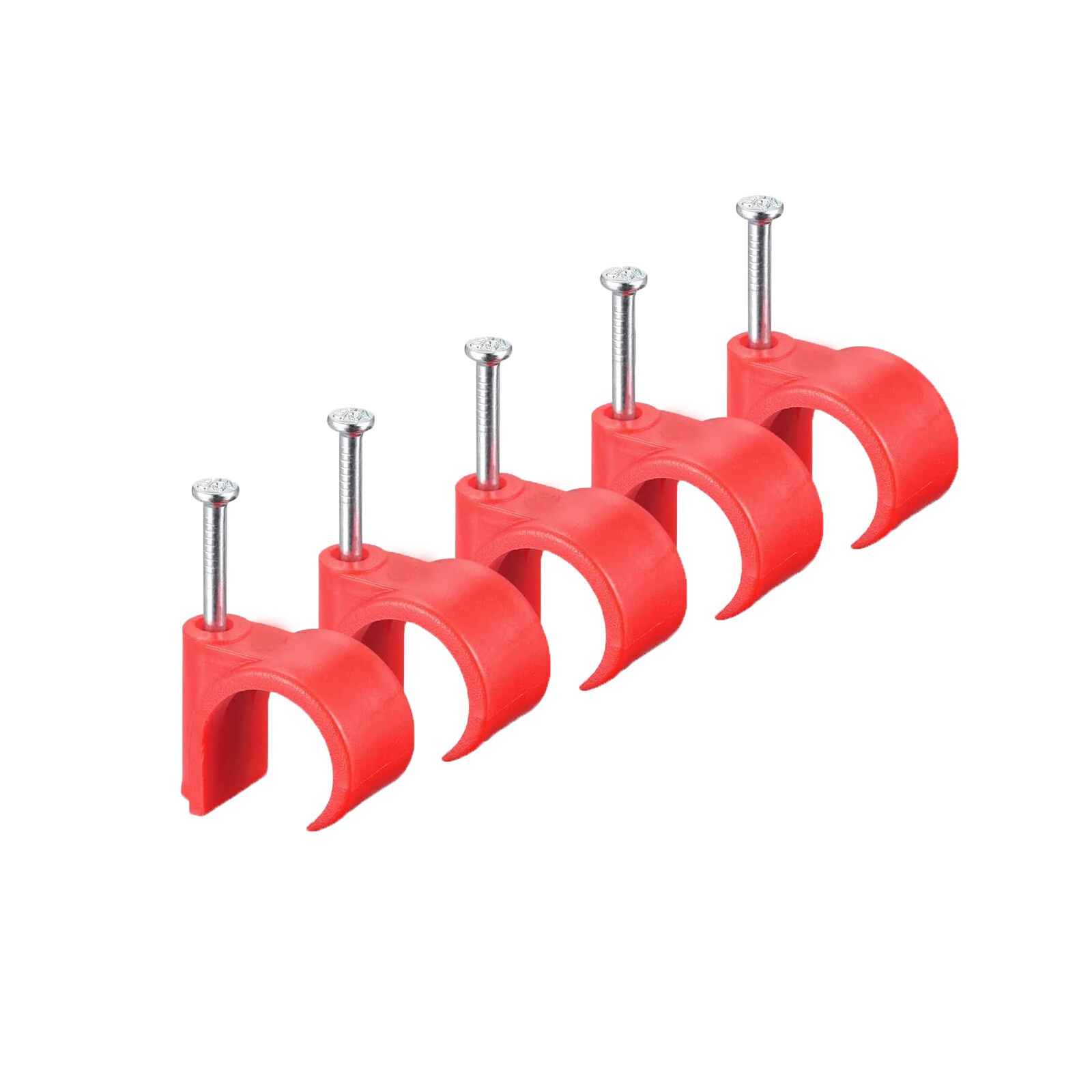 Round Black White Brown Red Cable Clips Nail Plugs 3 - 5mm to 14 - 19mm ...