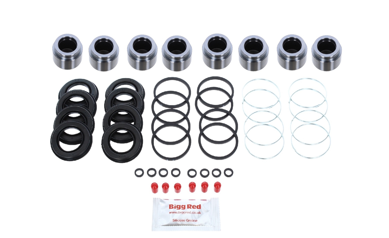 for BMW 6 SERIES E24 Front Brake Caliper piston Rebuild Repair Kit 4 ...