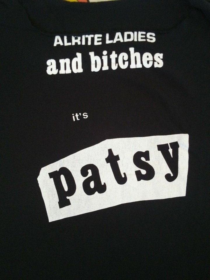 Patsy Shirt M Alrite Ladies And Bitches Hardcore Punk Mystic Inane Los Crudos | eBay