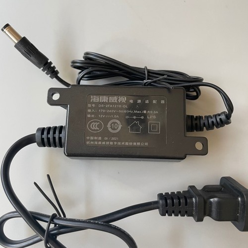 HIKVISION AC Adapter DS-2FA1210-DL 12V 1A Power Supply Fit Video ...