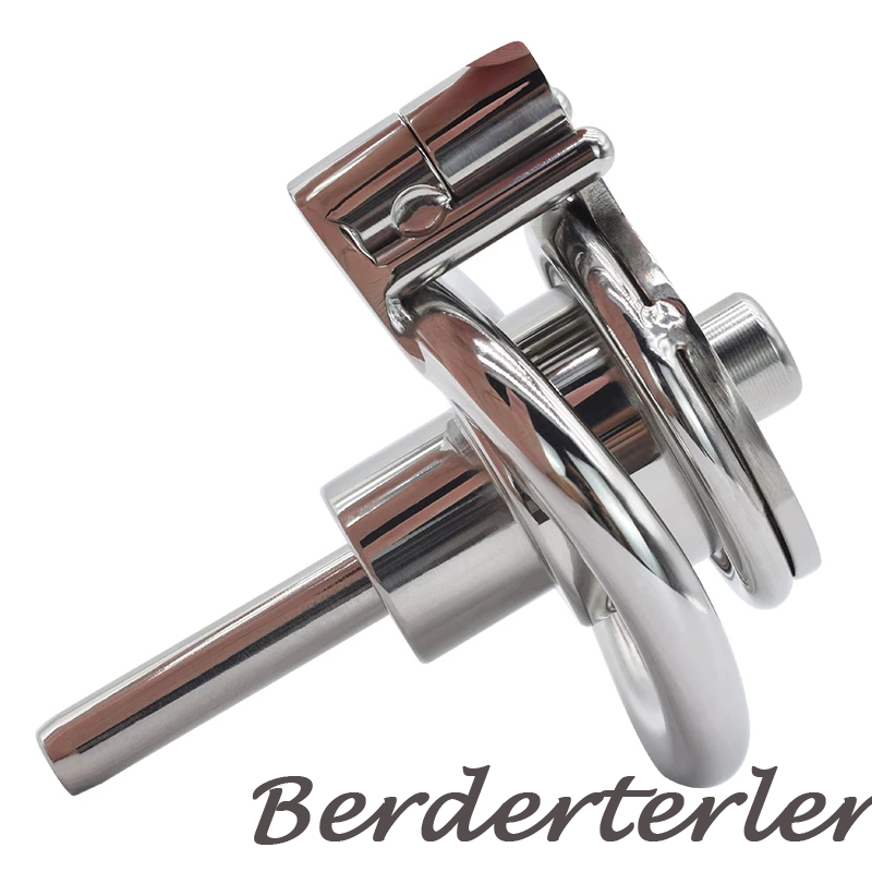 Sissy Inverted Chastity Cage Negative Cage Stainless Steel Cylinder ...