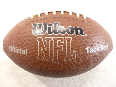 Wilson WTF1415 NFL Official Tackified MVP Rubber Practice Football Full ...