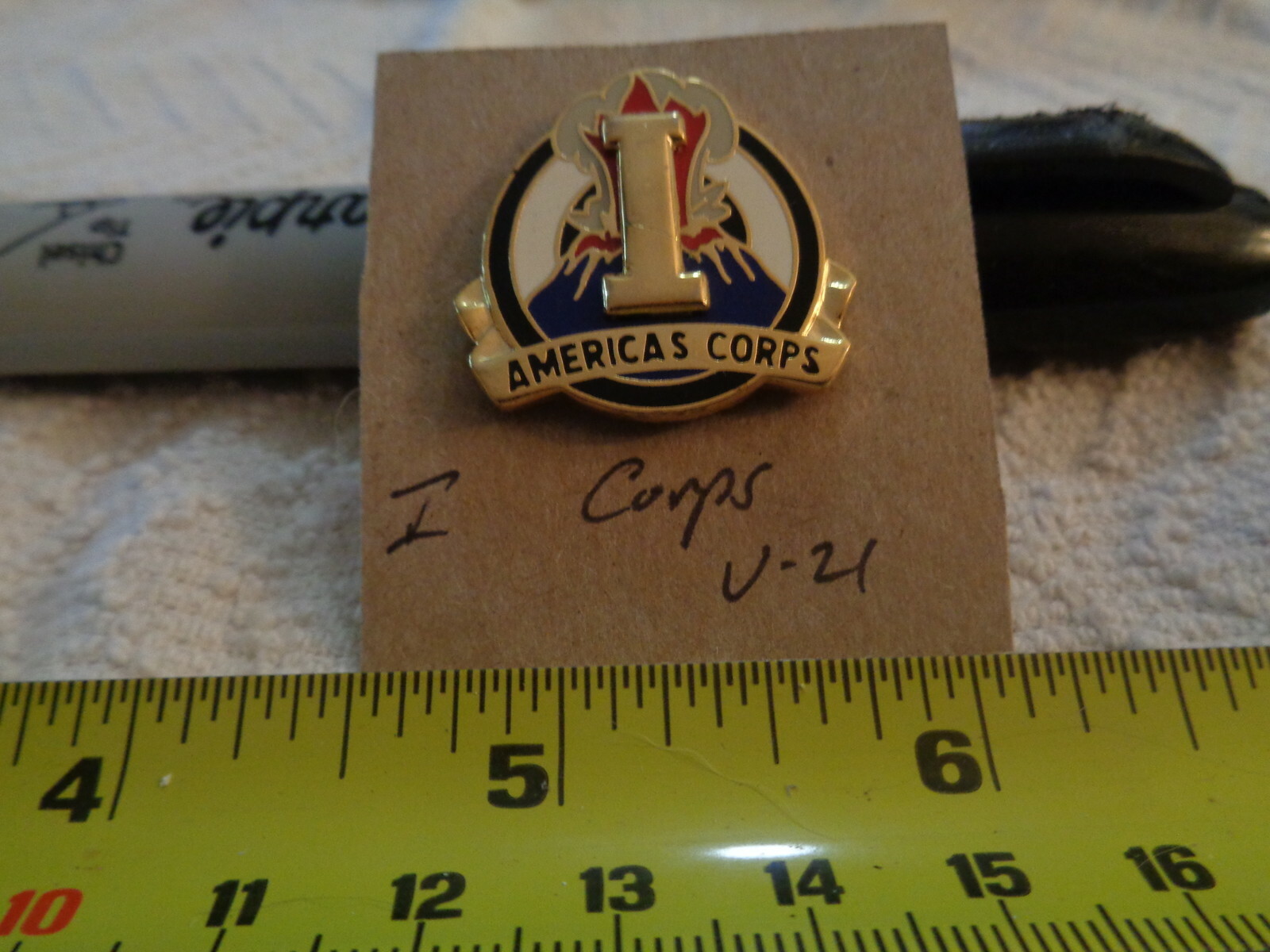 I Corps V-21 Unit Crest, DI, DUI (DRAW#78) | eBay