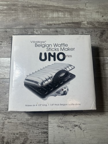 Villaware Waffle Maker 2008 Uno Stick Waffler 1050 Watts Silver | eBay