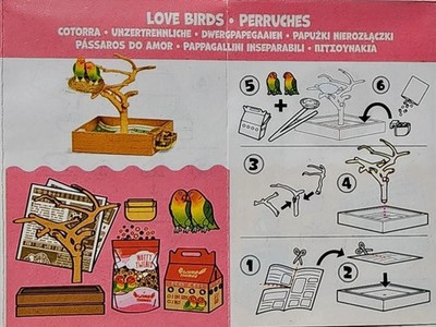 NEW Miniverse Make It Mini Animals & Habitat LOVE BIRDS | eBay
