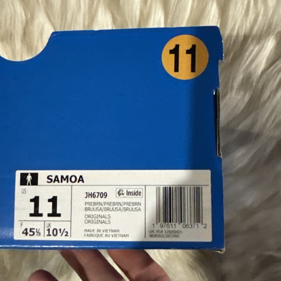 ADIDAS Originals Samoa Preloved Brown JH6709 Men's Shoes Size 11 - w ...