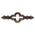 Ornamental Spanish Style Cabinet Bar Pull 3" Ctr Antique Brass 1088-AB ...