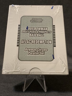 2005 Bowman Chrome Draft Picks & Prospects AFLAC Redemption Baseball ...