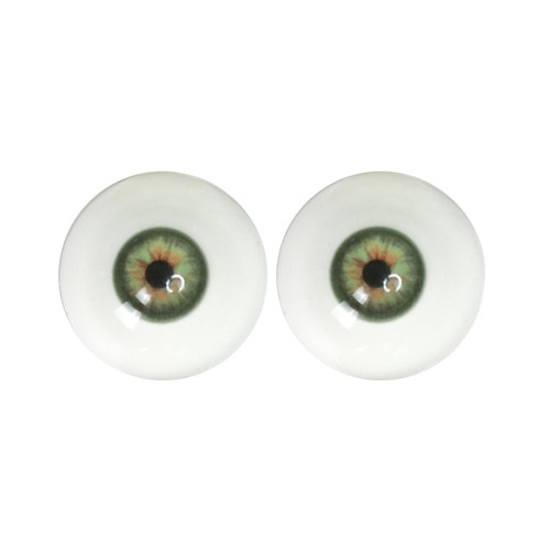 1Pairs Half Round Eyeballs 33mm Realistic Acrylic Fake Eyes for ...