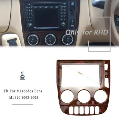 Fascia Stereo Radio Bezel Panel Frame Trim For Mercedes Benz ML320 03 ...