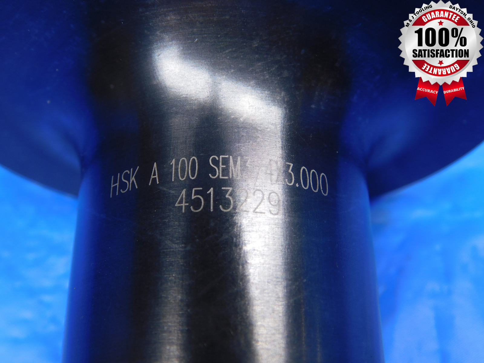 HSK100A 3/4 PILOT O.D. 5/16 KEY FACE MILL TOOL HOLDER HSK A 100 SEM3 ...