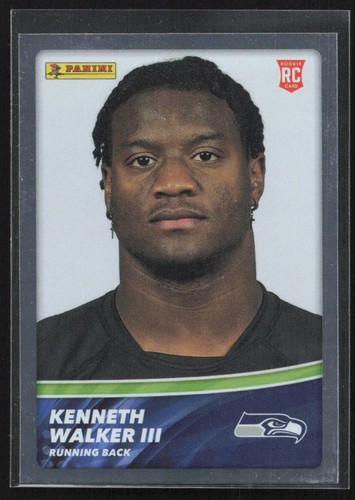 2022 Panini Sticker & Card Kenneth Walker Silver Foil Rookie Seahawks ...