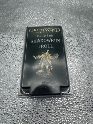 Ral Partha Shadowrun Troll Museum Scale Miniature New Iron Wind Metals ...