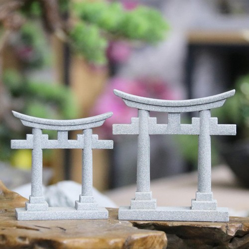Japanese Torii Gate Miniature Statue Terrarium Decoration ...