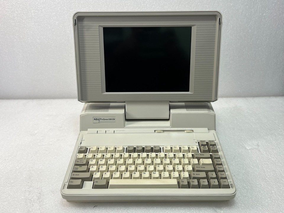 Vintage NEC ProSpeed 386SX Portable Computer, Parts/Repair Only READ ...