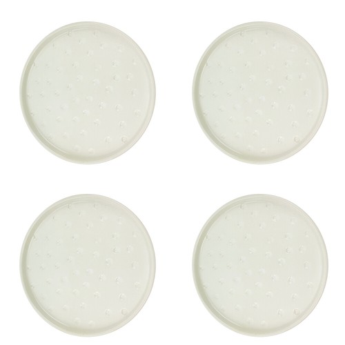 4x Urban 19cm Spotted Ceramic Saucer Home/Garden Plant Pot Drip Plate ...