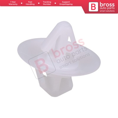 Bross Auto Parts BCF14 10 Pieces Bumper Moulding Clip for Renault ...
