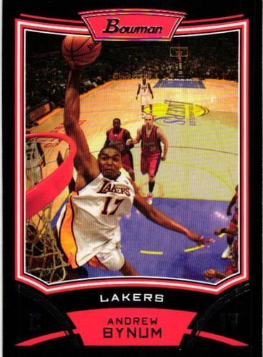 2008-09 Bowman Draft Picks & Stars - Andrew Bynum #37 for sale online ...