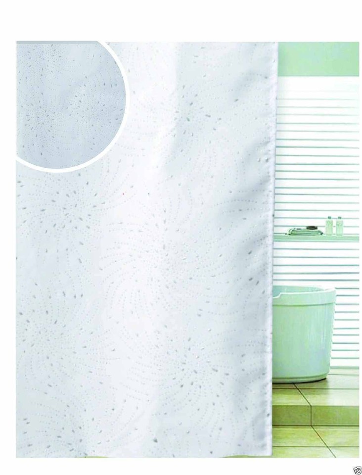 LUXURY DIAMANTE WOODEN MDF WC TOILET SEAT OR SHOWER CURTAIN WITH HOOKS ...