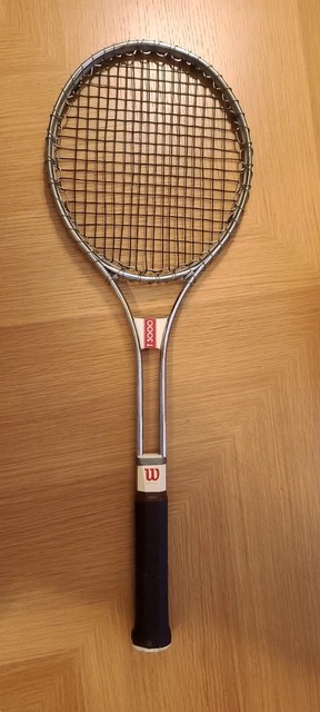 1970s Vintage Wilson T3000 Metal Tennis Racquet With Cover Medium 4 5/8 ...
