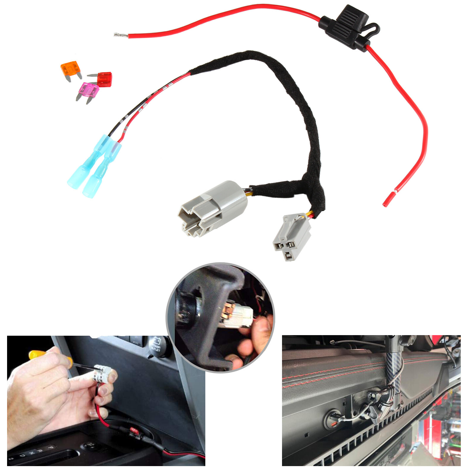 For Chevy Silverado GMC Sierra 12V Power Adapter Cigar Lighter Ignation ...