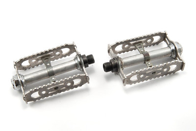 Vintage Lyotard 460D road pedals, steel body/alloy cages, 14x1.25mm | eBay