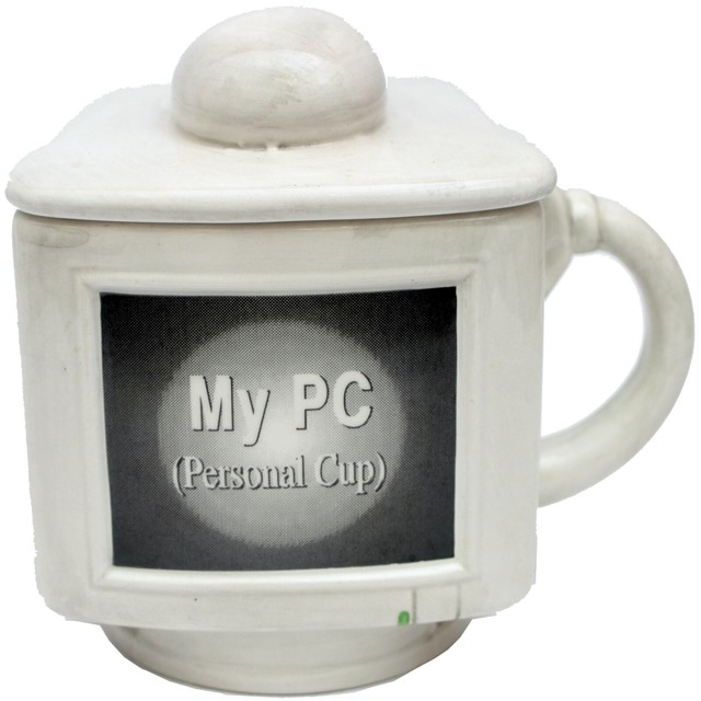 Coffee Cup Mug Computer Monitor Shape My PC (Personal Cup) | eBay