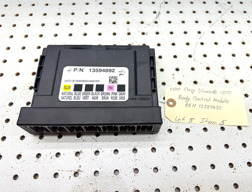 14-18 Chevy Silverado 1500 OEM BODY CONTROL MODULE 13594692 | eBay