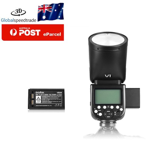 Godox V1-N Round Head Camera Flash Speedlite TTL 2.4G Speedlight for ...