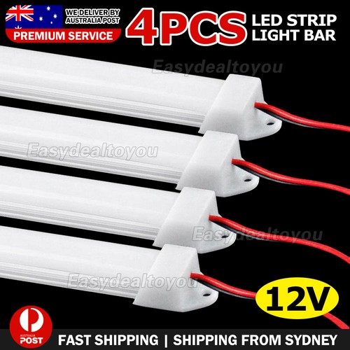 4x LED strip lights Bar Car 12V caravan boat fishing camping light ...