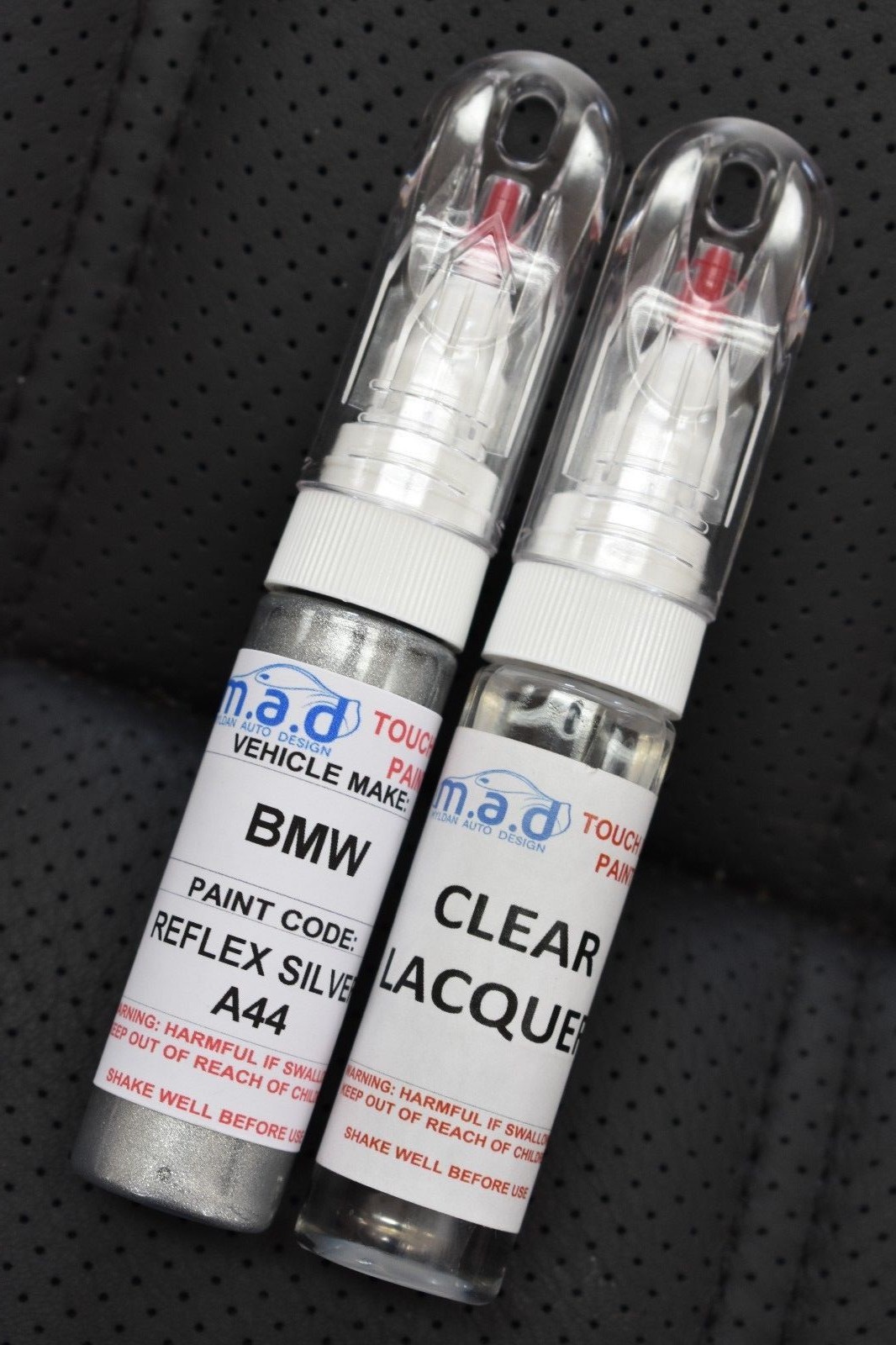 BMW Reflex Silver A44 Alloy Wheel Touch Up Paint 20ML Pen Curb Scratch ...
