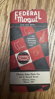 Clinton Auto Parts Co. Clinton, Iowa 1956 Pocket Notebook | eBay