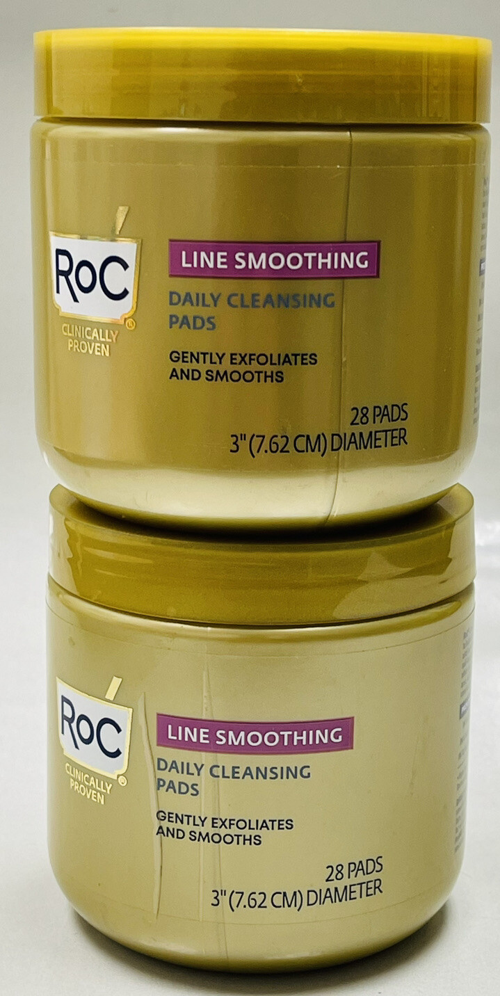 roc line smoothing daily cleansing pads 56 count sealed distressed ...