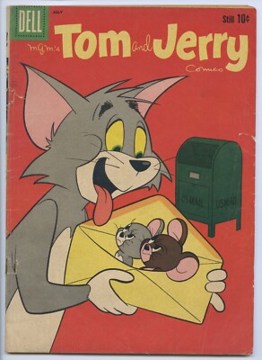 TOM AND JERRY #190 - Dell - Spike & Tyke - Barney Bear & Beeny Burro | eBay