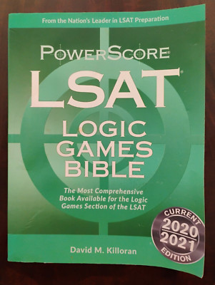 The PowerScore LSAT Logic Games Bible 2020-2021 Edition | eBay