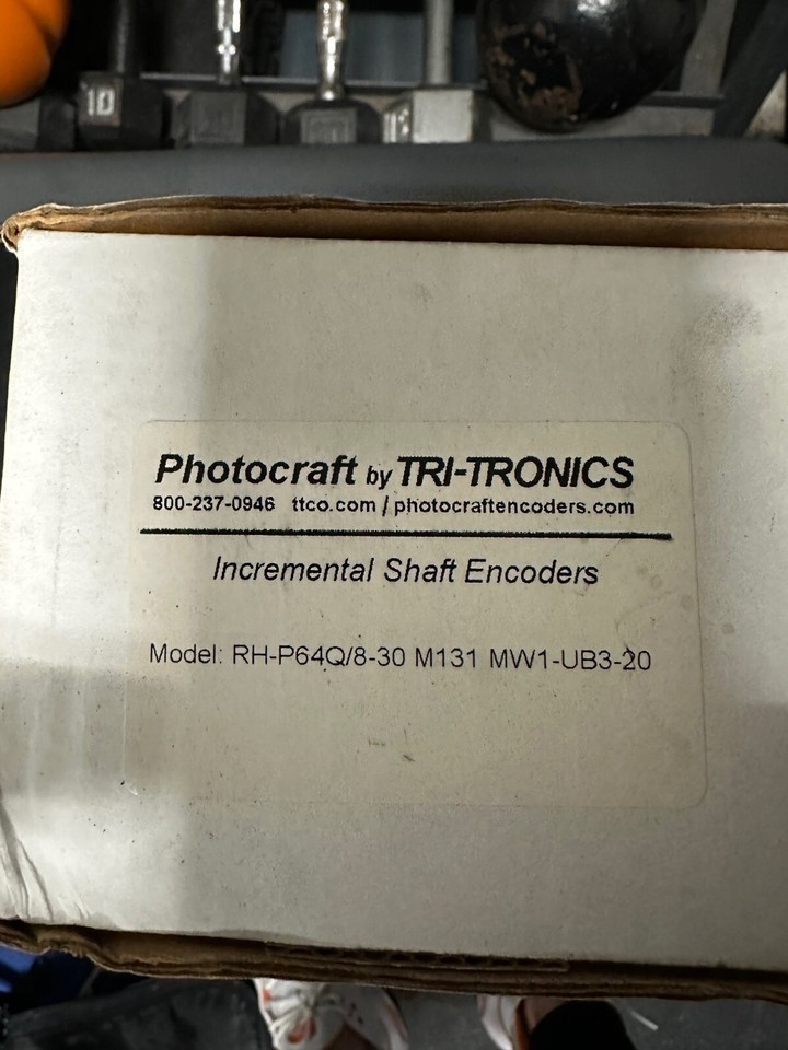 TRI-TRONICS Photocraft Incremental Shaft Encoders RH-P64Q/8-30 Brand New in box. | eBay