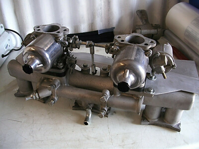 MGC Complete Inlet Assembly (With Chrome Airfilter Box & Carbs) | eBay UK