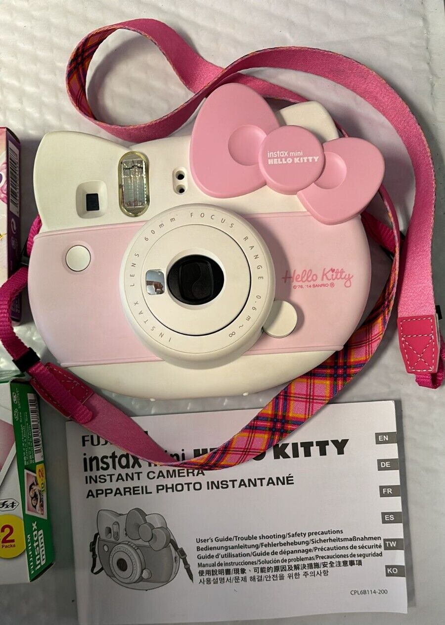 FUJIFILM Hello Kitty Fuji Instant Camera Kit Cheki Instax Mini Series ...