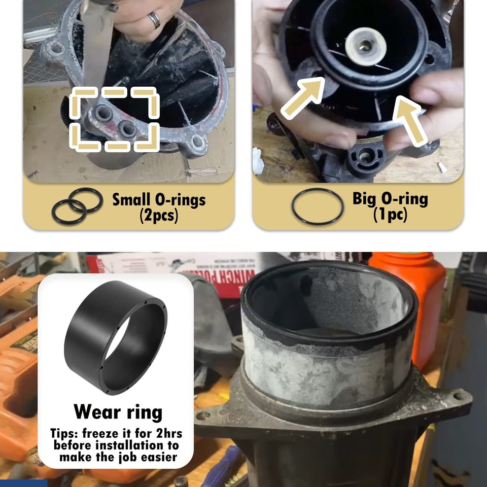 Complete Jet Pump Rebuild Kit Impeller Tool for SeaDoo GSX HX SP SPI ...