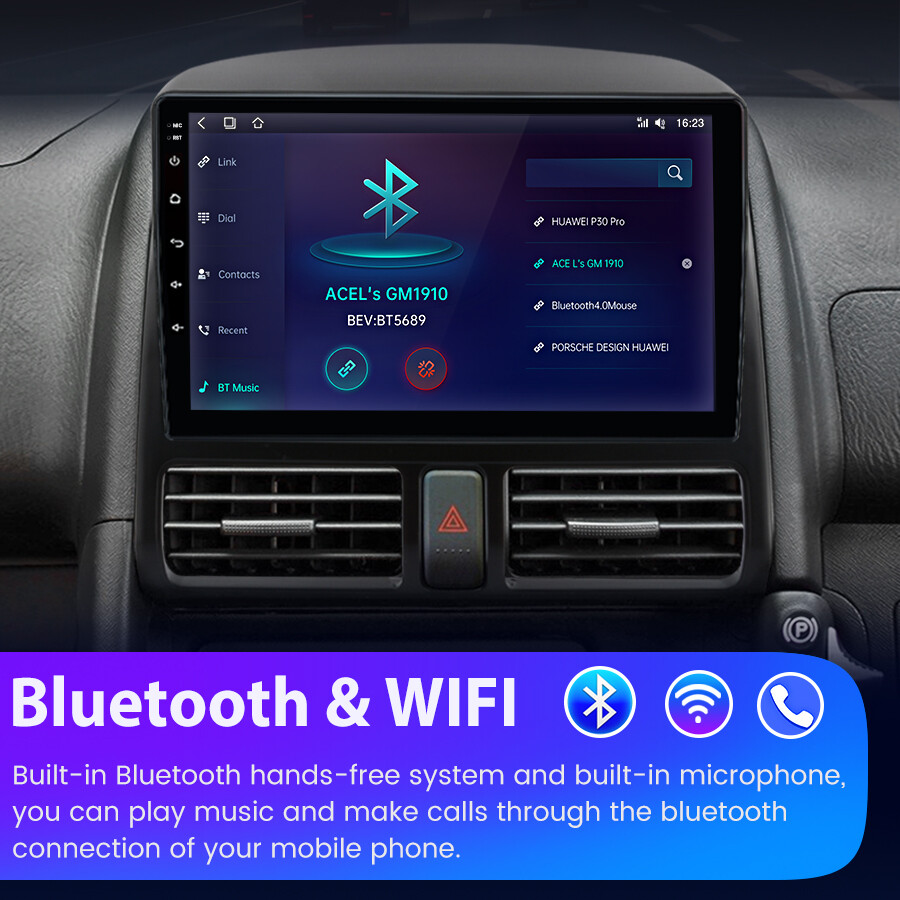 For Honda CRV-2 Android 13 Car Stereo Unit Radio Bluetooth GPS Navi ...