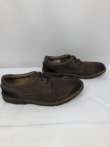 Clarks Edgewick Dark Brown Leather Size US 12 Just Conditioned EUC Free ...