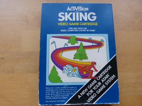 Activision Atari 2600 Skiing Boxed Game Cartridge with Instruction ...