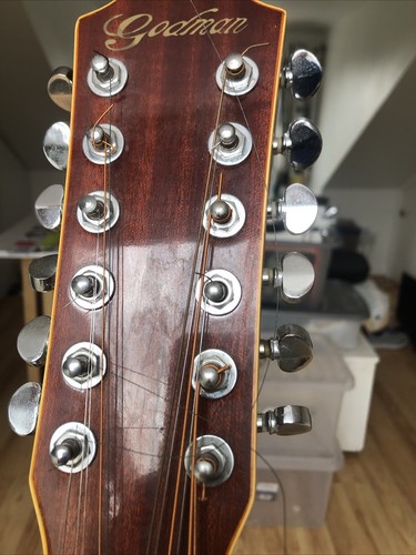 Left Handed Godman 12-String Electro-Acoustic Guitar. Model ...
