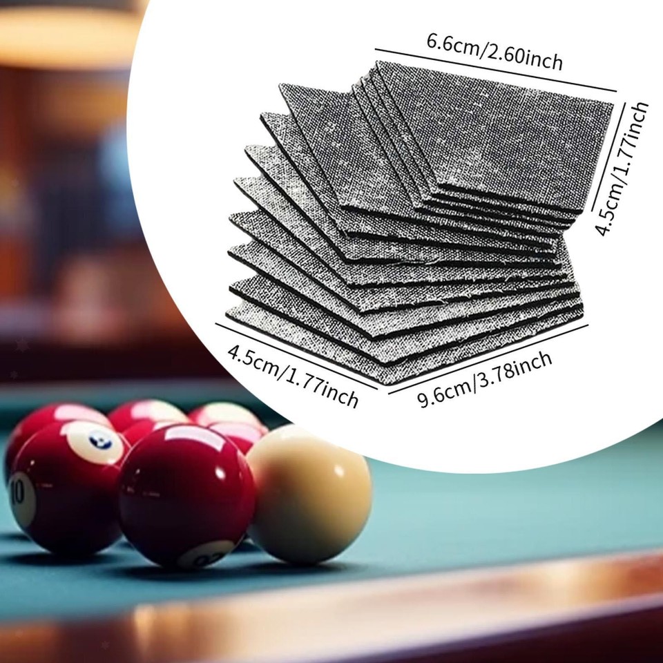 12x Billiard Pool Table Cushion Rubber Facings for Billiard Ball ...