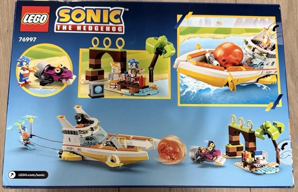 LEGO Sonic the Hedgehog Tails' Adventure Boat 76997, 393 Pieces, Age 8 ...