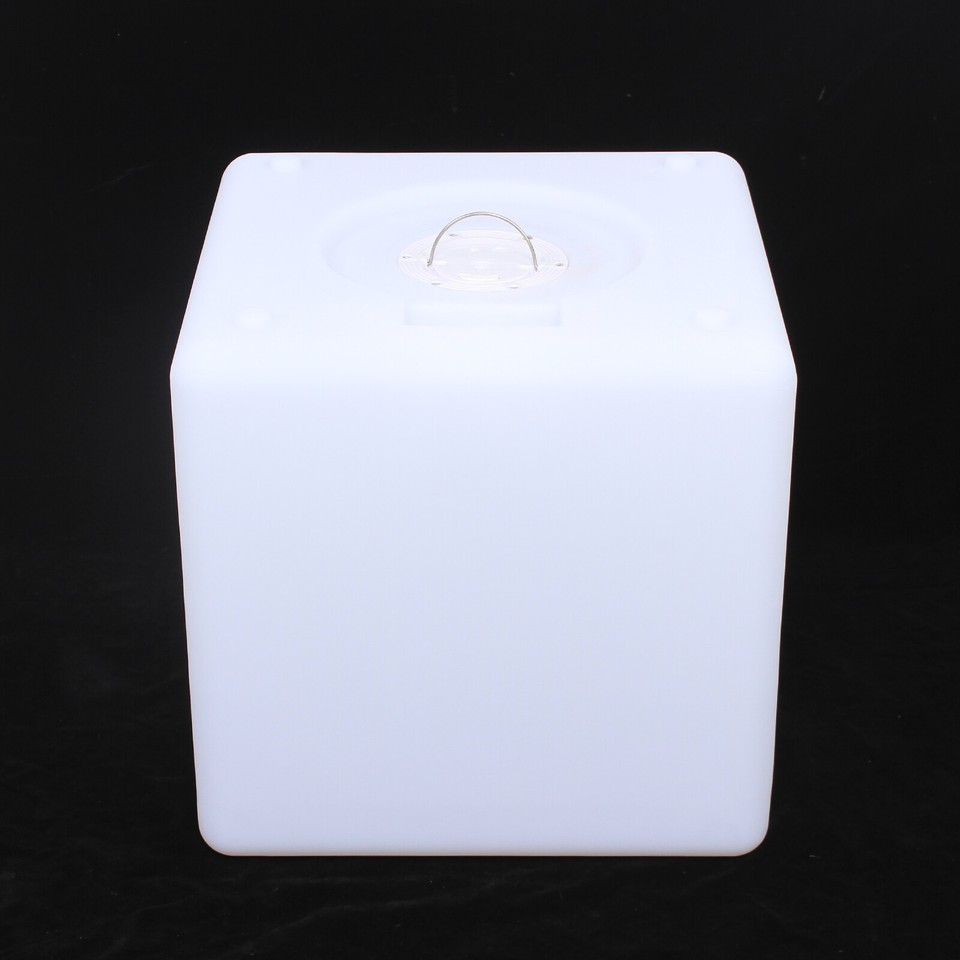 RGB Light Up Square Cube LED 12" Party Decor Lighting Furniture With ...